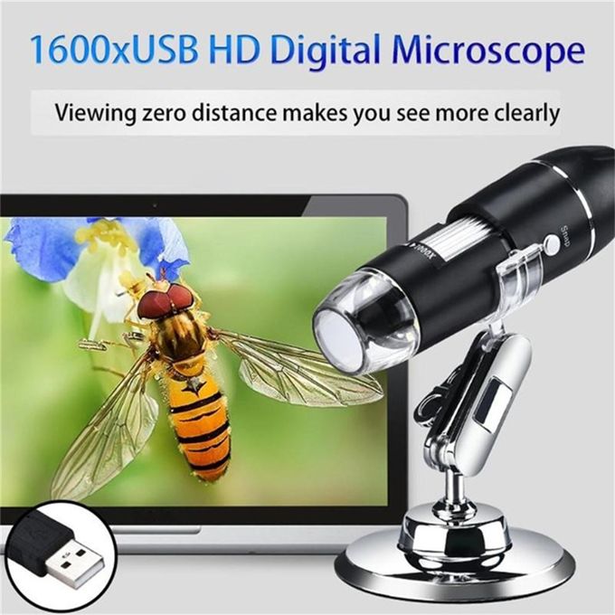 Mini microscope électronique zoom USB x1600 pour Zoom : x20 à x1600 ... – DimaShop